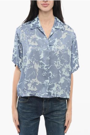 Kenzo Hawaiian Devoré Shirt size 42