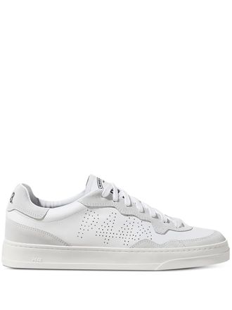P448 baskets Bali &agrave; d&eacute;tail perfor&eacute; - Blanc