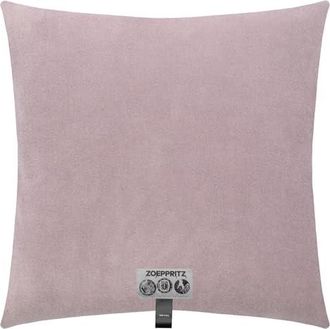 Zoeppritz Soft-Fleece-Kissenbezug - Polarfleece-Kissenbezug mit Häkelstich - Flauschige Kissenhülle - 40x40 cm - 405 Pale Lavender - von zoeppritz since 1828, 7