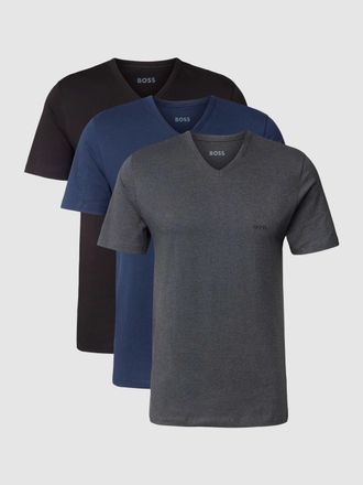 HUGO BOSS T-Shirt mit V-Ausschnitt im 3er-Pack Modell Classic