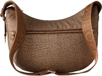 Borbonese Femme, Sacs, Brun, Taille: ONE Size Mezzaluna Mini