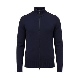 Drumohr Half-Zip-Pullover - - Knitwear - Herren - Blau - XL