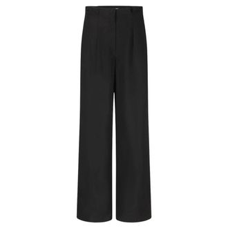 Dante6 Pantalon taille haute sur mesure en noir - Femme - Pantalons - Noir - Taille: 38 FR