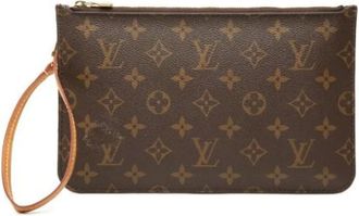 Louis Vuitton Pre-owned Vintage Canvas Clutch - Femme - Pre-owned - Brun - Taille: ONE Size