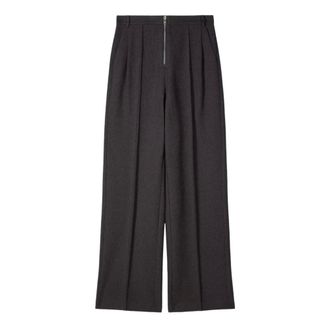 Patrizia Pepe Pantalon large - Femme - Pantalons - Brun - Taille: 38 FR