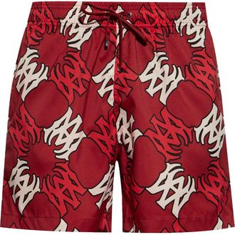 Amiri Badeshorts mit Logo-Print - Rot