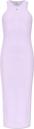 Coperni Femme, Robes, Violet, Taille: 36 FR Logo Dress