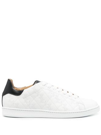 Billionaire Boys Club baskets en cuir &agrave; design matelass&eacute; - Blanc