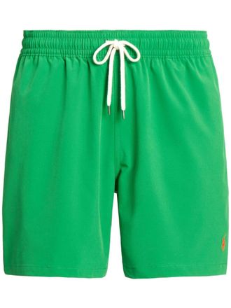 Polo Ralph Lauren Badeshorts mit Polo Pony-Stickerei - Gr&uuml;n