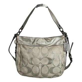 Coach Pre-owned Signature Sufflette Schultertasche - - Pre-owned - Damen - Grau - ONE SIZE