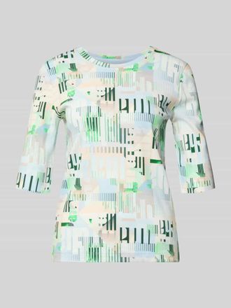 Marc Cain Slim Fit Longsleeve mit Rundhalsausschnitt