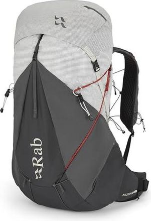 RAB Muon Sac à dos de randonnée léger et durable pour la randonnée, le trekking et la randonnée, Étain/graphène, 50-Liter (Back Length - Medium), Classiqu