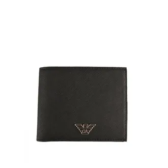 Emporio Armani Homme, Accessoires, Noir, Taille: ONE Size Portefeuille Bi-fold