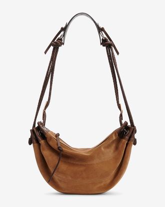 Isabel Marant Sac Maia Medium En Cuir Velours - - Taupe - - Isabel Marant