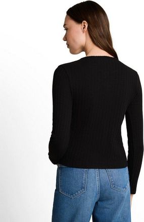 Tom Tailor Cardigan mit feiner Struktur und Knopfleiste