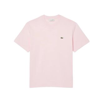 Lacoste T-Shirt mit kleinem Logo - - Tops - Herren - Rosa - 3XL