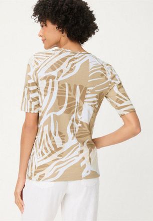 Olsen T-Shirt mit Panneaux-Print