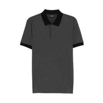HUGO BOSS Parlay Polo - - Tops - Herren - Grau - S