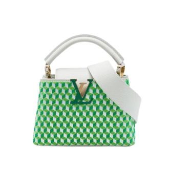 Louis Vuitton Pre-owned Mini Capucines - - Pre-owned - Damen - Gr&uuml;n - ONE SIZE