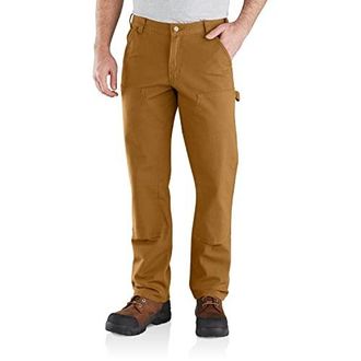 Carhartt Work in Progress Rugged Flex Relaxed Fit Duck Double Front Pant Pantalon dutilité Professionnelle, Marron, 32W x 32L Homme