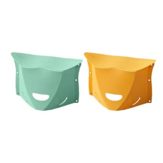 Generico Tragbarer Klapphocker: Campinghocker, zusammenklappbar, kompakt, langlebiger Sitz f&uuml;r den Au&szlig;enbereich, f&uuml;r Angeln, Gartenarbeit, Wandern, Picknick, R