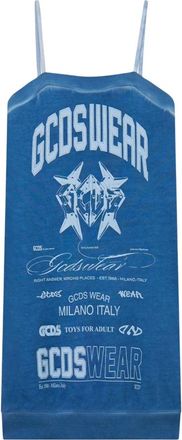 GCDS Gcds, Damen, Kleider, Blau, SGr&ouml;&szlig;e