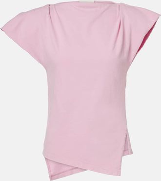 Isabel Marant Top Sebani asym&eacute;trique en coton
