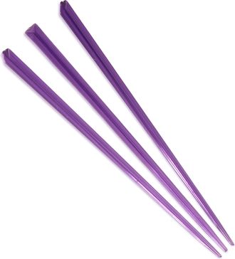 BambooMN Brand - Triangular Prism Plastic Pick 3.5 (9cm) - 300pcs - Purple by BambooMN