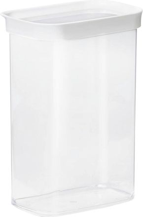 Emsa Frischhaltedose Optima, Weiß, Kunststoff, 2,2 L, rechteckig, 9.9x23.0x16.0 cm, lebensmittelecht, luftdichter Verschluss, auslaufsicher