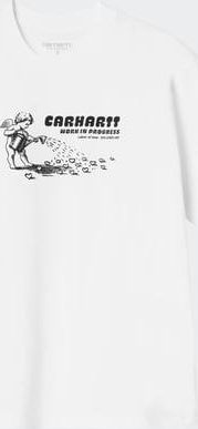Carhartt Work in Progress Tee-shirt col rond en coton bio - Taille XS