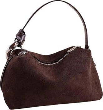 Generic Compatible avec le sac &agrave; main marron caf&eacute; for femme porter sur l&eacute;paule ou en bandouli&egrave;re(Coffee)