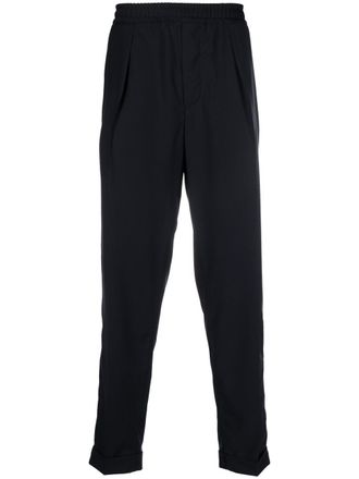 Woolrich pantalon slim &agrave; taille &eacute;lastiqu&eacute;e - Bleu