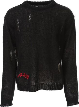 Andersson Bell Homme, Pulls, Noir, Taille: M Pull Ras du Cou En Mohair Enfant