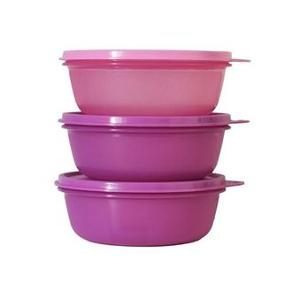 Tupperware Lot de 3 r&eacute;cipients alimentaires pour restes de nourriture (600 ml)