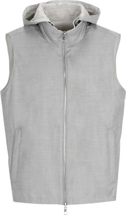 Montecore Homme, Vestes, Gris, Taille: 2XL Wool Reversible Jacket