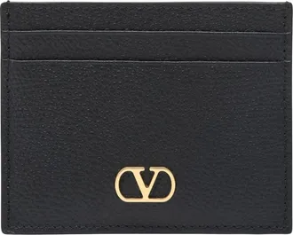 Valentino Garavani Femme, Accessoires, Noir, Taille: ONE Size Porte-cartes VLogo Signature