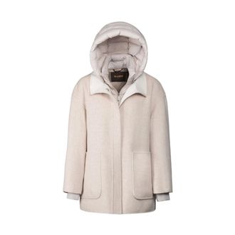 Moorer Femme, Vestes, Beige, Taille: 42 FR Natisha CWB Parka
