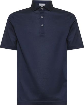 D4.0 Homme, Tops, Bleu, Taille: M Cotton Polo