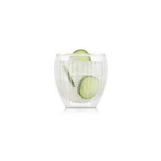 Bodum Pavina Lot de 2 verres &agrave; double paroi avec baleines 200 ml