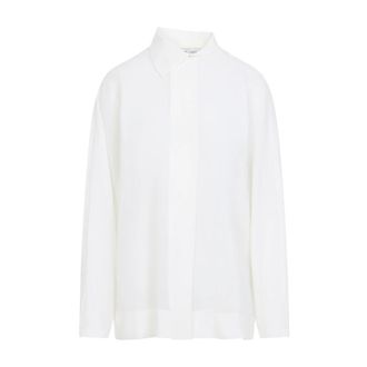 Carven Asymmetrisches Hemd mit Kragen - - Blouses & Shirts - Damen - Wei&szlig; - M