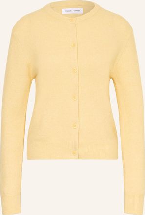 Sams&oslash;e & Sams&oslash;e Sams&oslash;e Sams&oslash;e Strickjacke Nor Mit Alpaka gelb