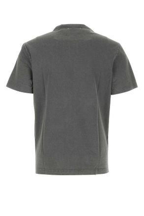 Golden Goose Mens Cotton Logo T-Shirt Gray