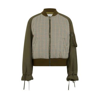 Iceberg Lederjacken - - Jackets - Damen - Gr&uuml;n - XS