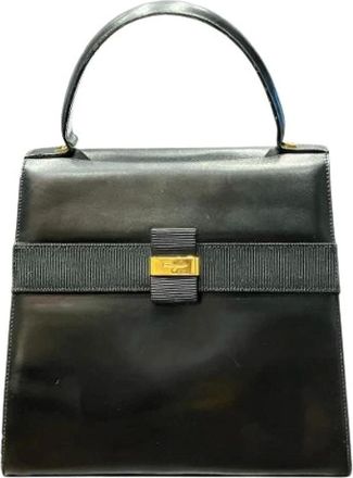 Ferragamo Sac &agrave; main Vara Ribbon Pre-owned - Femme - Pre-owned - Noir - Taille: ONE Size