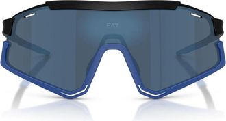 Emporio Armani Homme, Accessoires, Noir, Taille: 43 MM Q74006 Lunettes de soleil