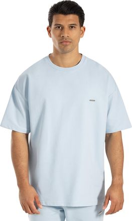 Smilodox T-Shirt Herren Thiago, locker geschnittenes Kurzarm Shirt, Oversize Oberteil weiches Material, weiter Fit Top, ideal für Alltag, Freizeit, Training, S