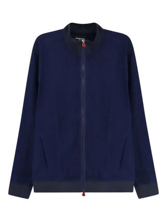 Kiton pull &agrave; fermeture zipp&eacute;e - Bleu
