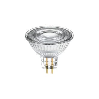 Sigor LED Stiftsockel-Reflektorlampe LUXAR GLAS DIM, 12V, &Oslash; 5cm / L 4.4cm, GU5.3, 7.8W 2700K 621lm 36&deg;, dimmbar