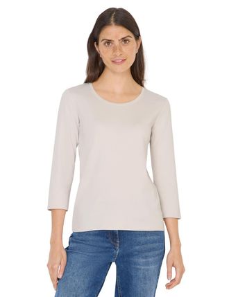 Cecil Basic Shirt Light Greige XL