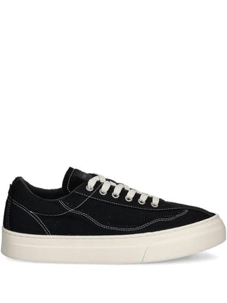 Stepney Workers Club contrast-stitching sneakers - Schwarz